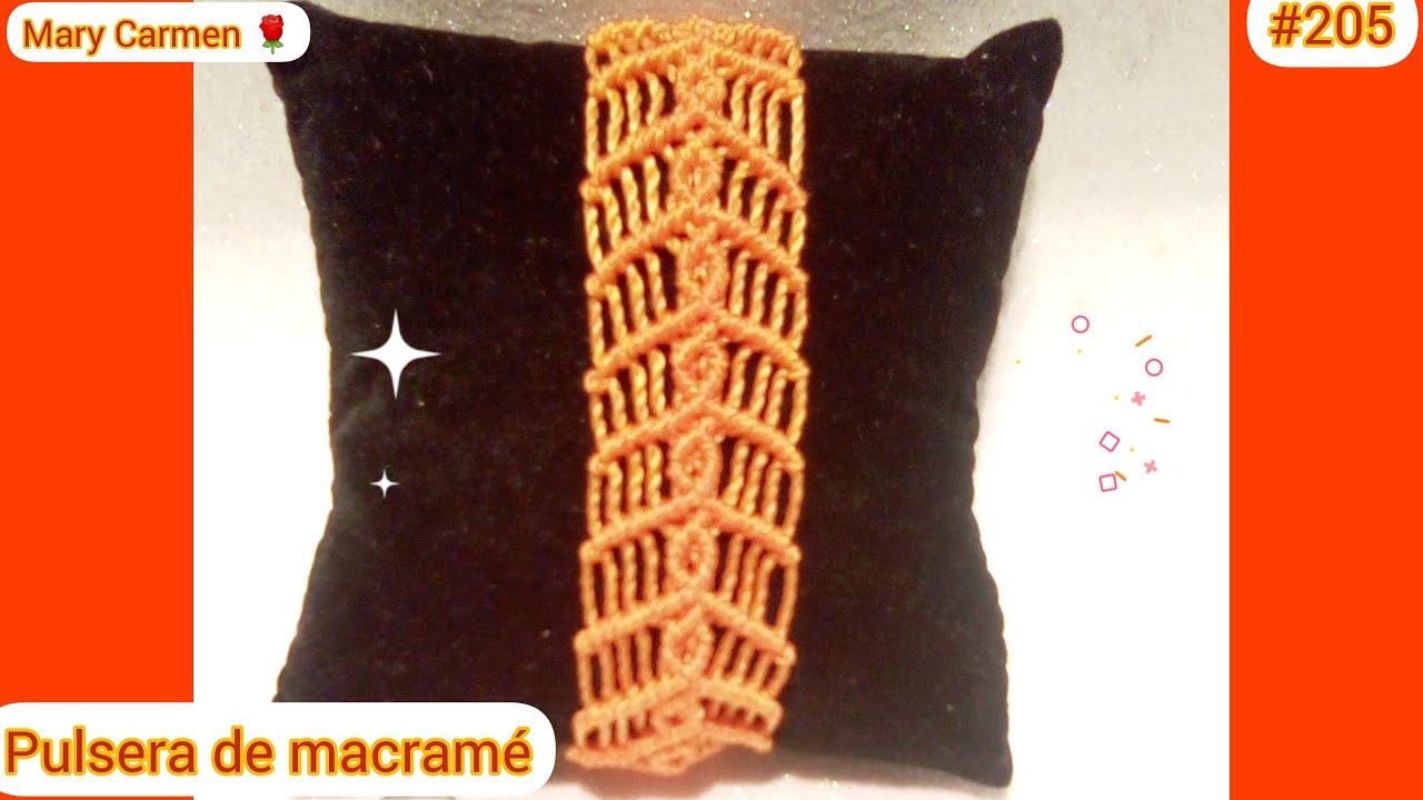 PULSERA DE MACRAMÉ , PASO A PASO . - YouTube