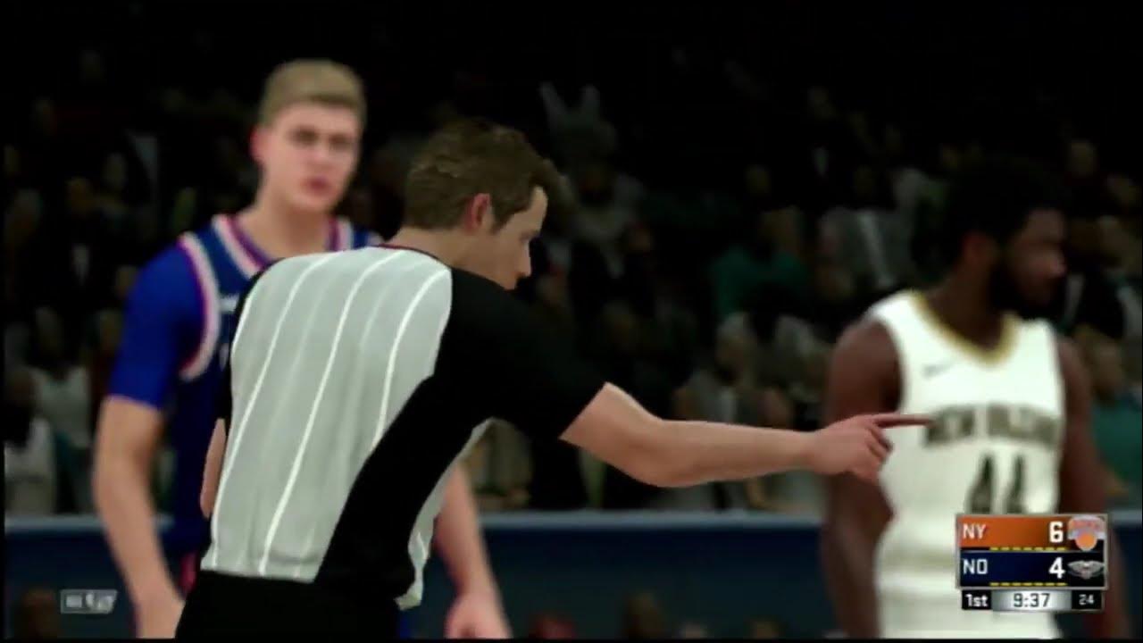 NBA 2K18 New Orleans Pelicans vs New York Knicks - YouTube