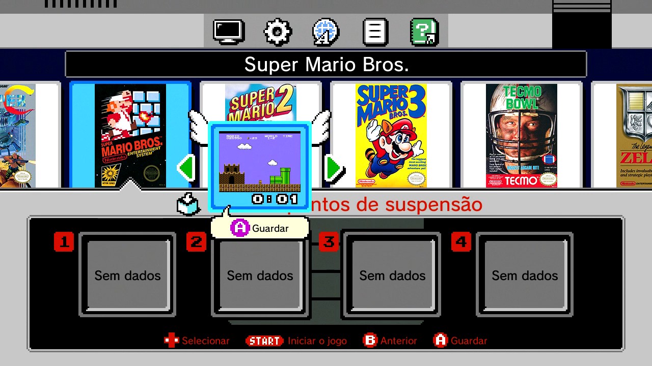 Nintendo Classic Mini NES: Menu Principal - YouTube