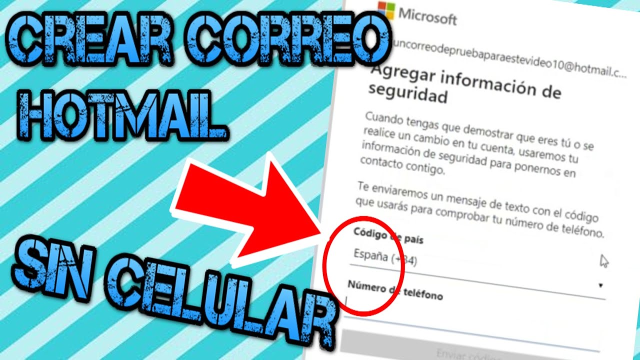 Como Crear Cuenta De Hotmail SIN VERIFICACION CELULAR YouTube como-crear-cuenta-de-hotmail-sin-verificacion-celular-youtube