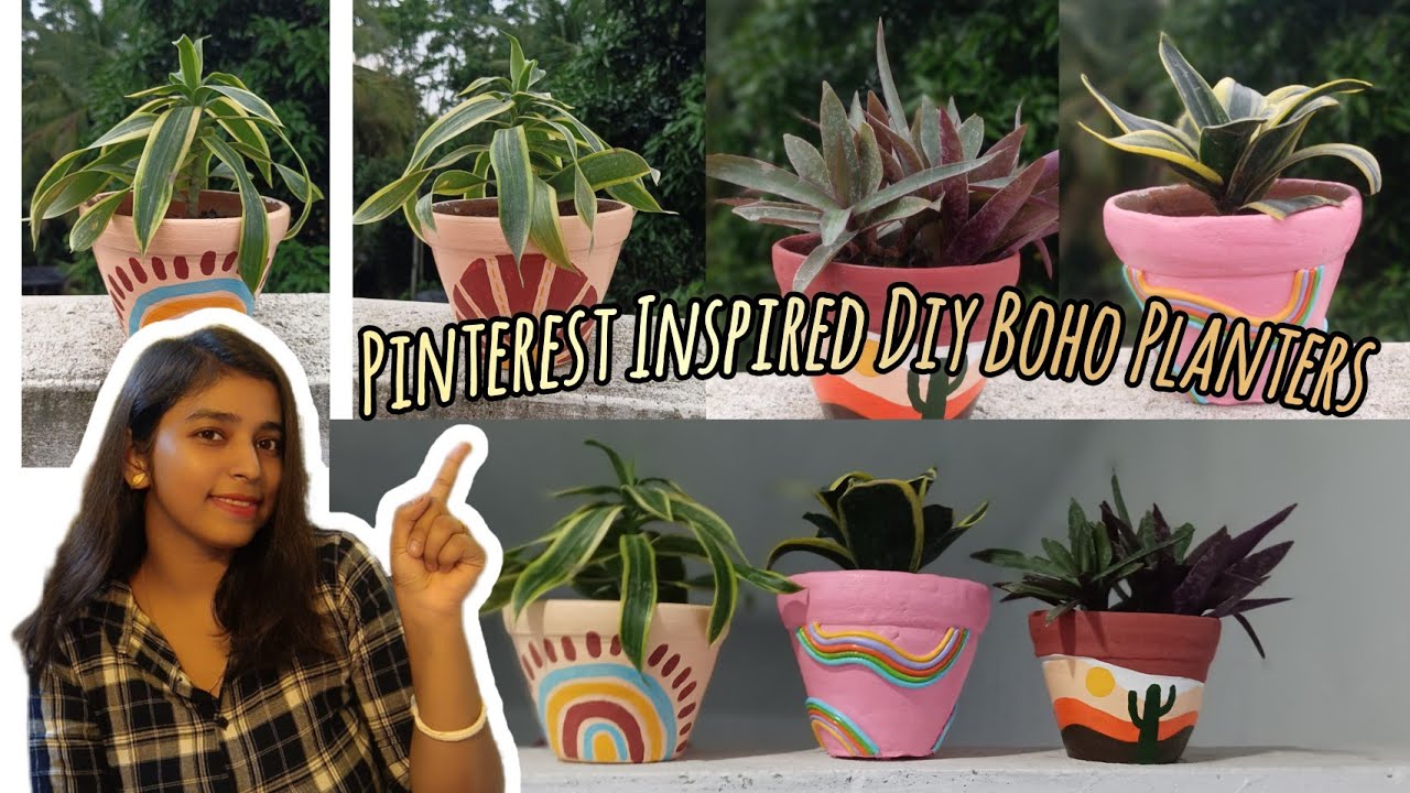 Pinterest Inspired Diy Boho Planters Ideas ॥ Easy Diy Boho planters ...