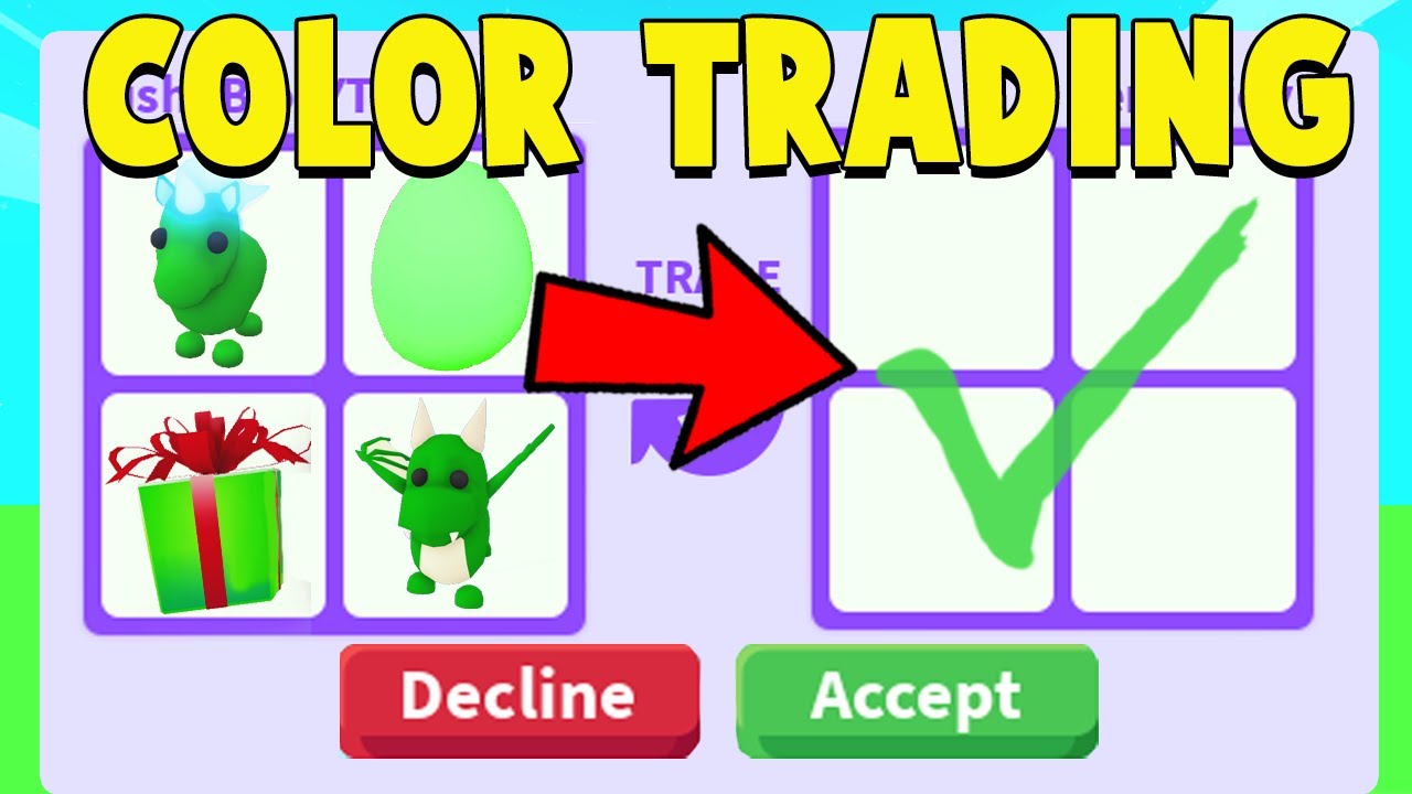 I Traded RANDOM Players Pets In Their COLORS In Adopt Me! - YouTube