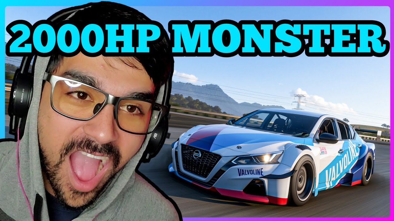 Forza Horizon 5: 2000HP!!!! INSANE Nissan Altima(Customization and ...