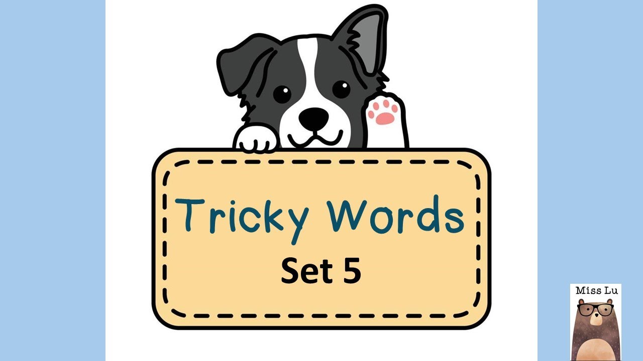 Tricky Words Set 5 | First 100 Twinkl Sight Words | Spell with me ...