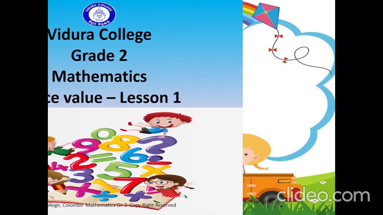 Grade 2 Mathematics Place Value 1 - YouTube