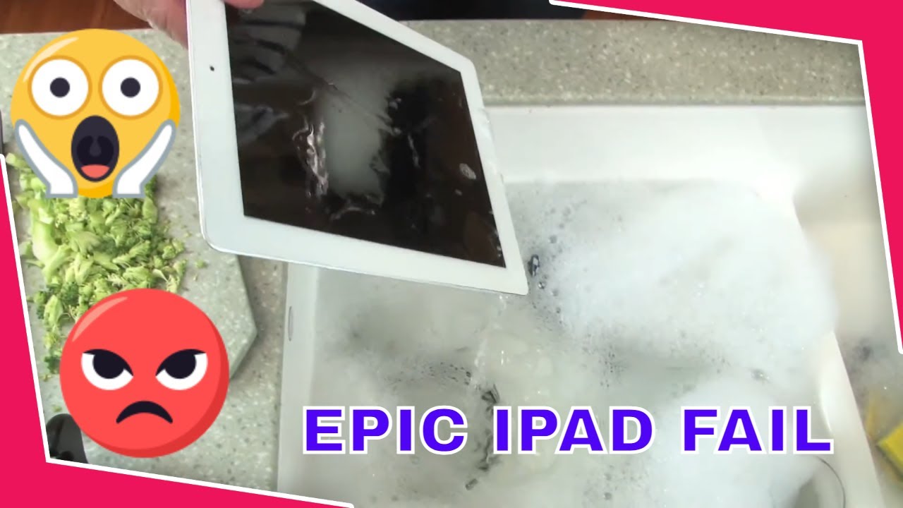 SAVE MY WET IPAD - Epic IPAD Fail - COOK WITH THE IPAD CASE - YouTube