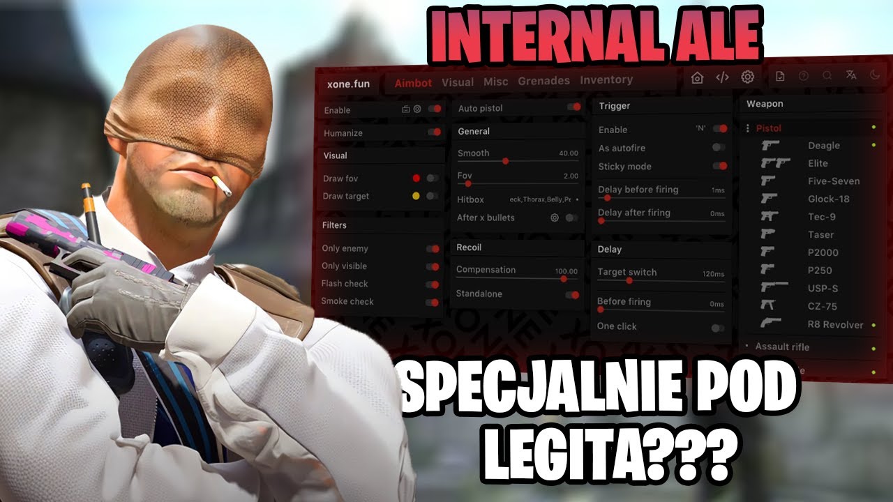 Czy Ten CHEAT Do CS2 Ma JAKIŚ Sens? Xone Internal Counter Strike 2 ...