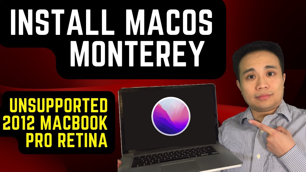 How to Install MacOS Monterey on a 15" Mid 2012 Macbook Pro Retina ...