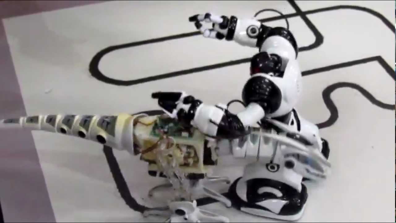 Guerra de robôs - Godzilla X Robocop - YouTube