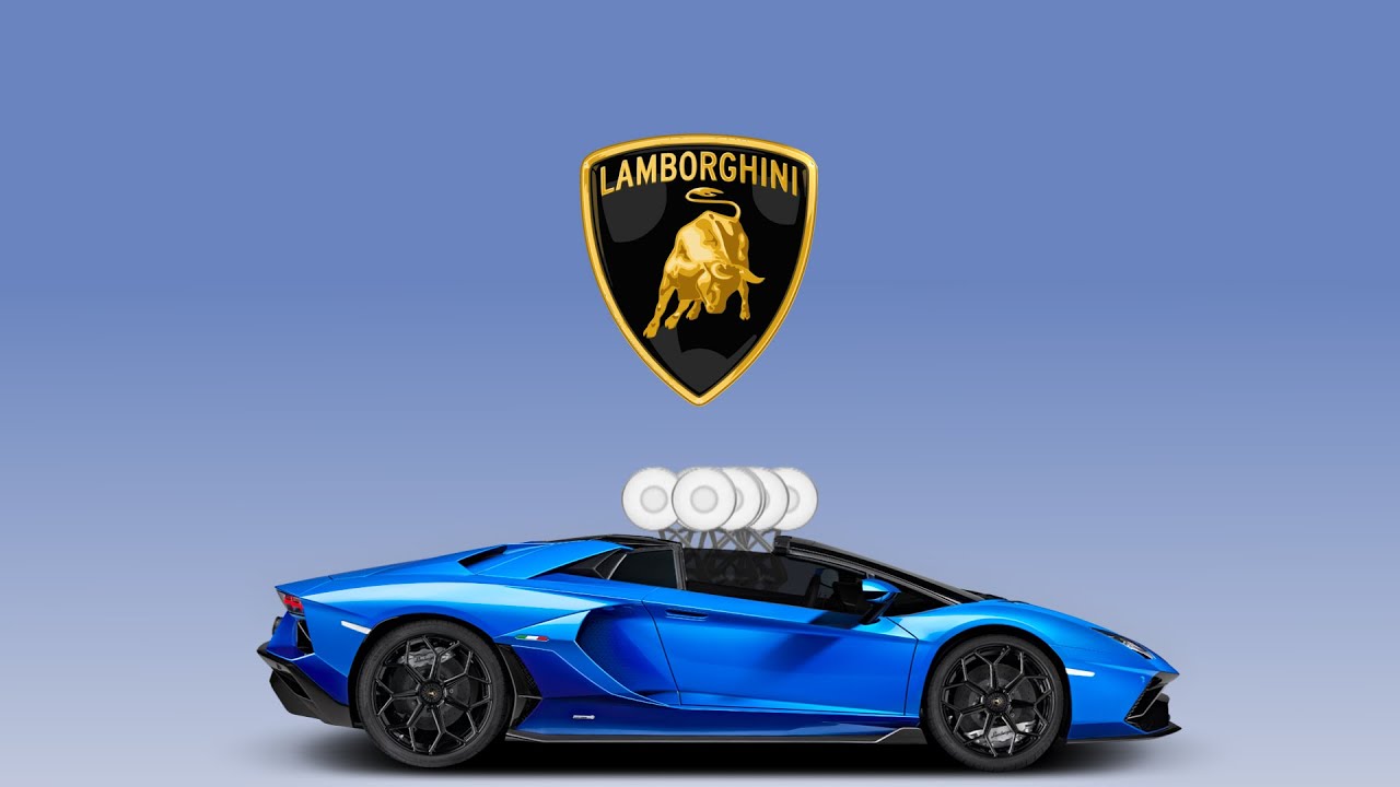 Eleven Luxo Lamps Spoof Lamborghini Logo | Classic - YouTube