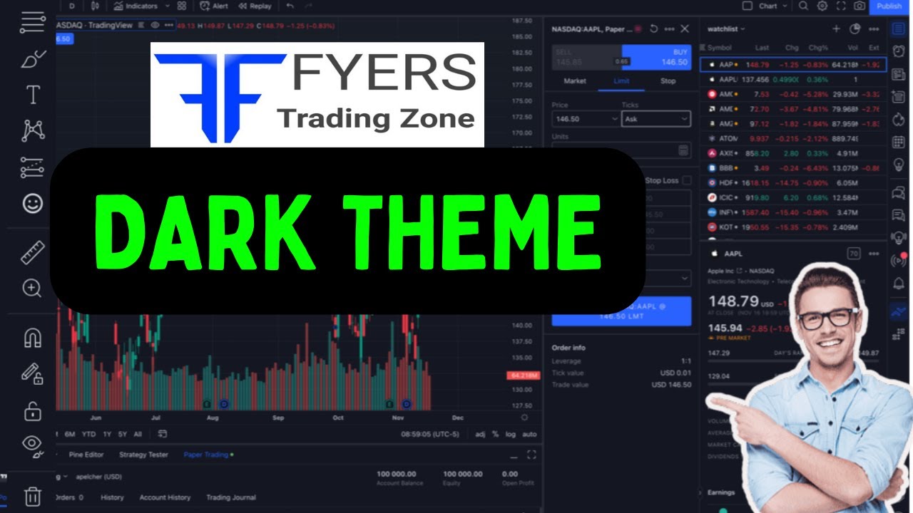 How to Enable Dark Theme in Fyers Trading Platform || #fyers - YouTube