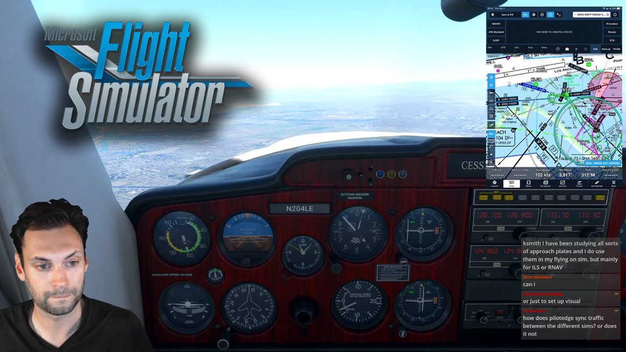 Practicing IFR Holds using Microsoft Flight Simulator 2020 & PilotEdge ...