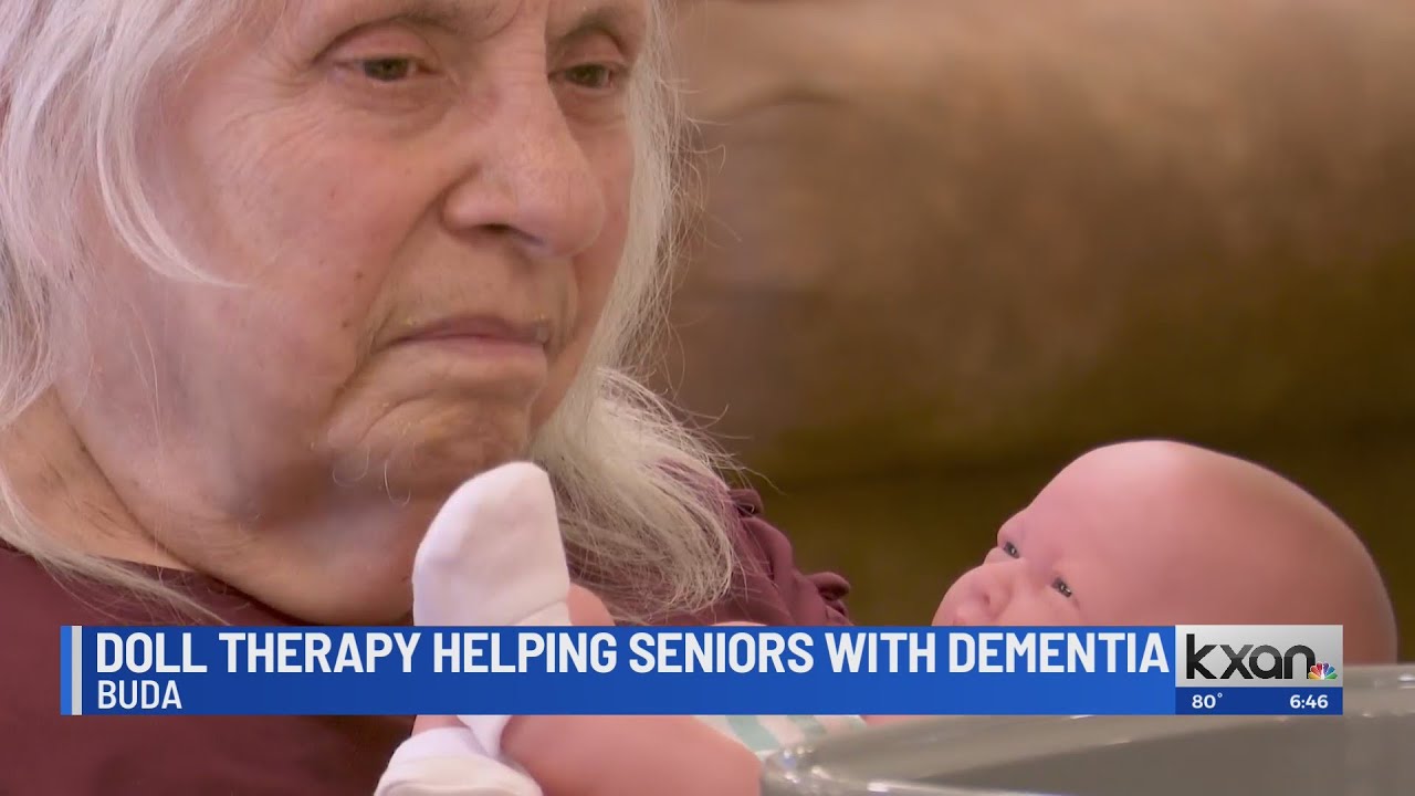 Doll Therapy bringing back memories for seniors in Buda - YouTube