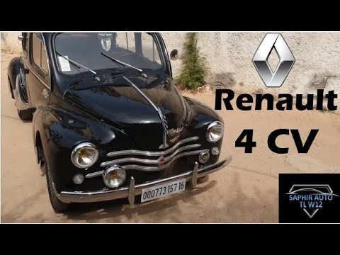 Renault 4 CV "classic car" - Exterior and Interior details - YouTube