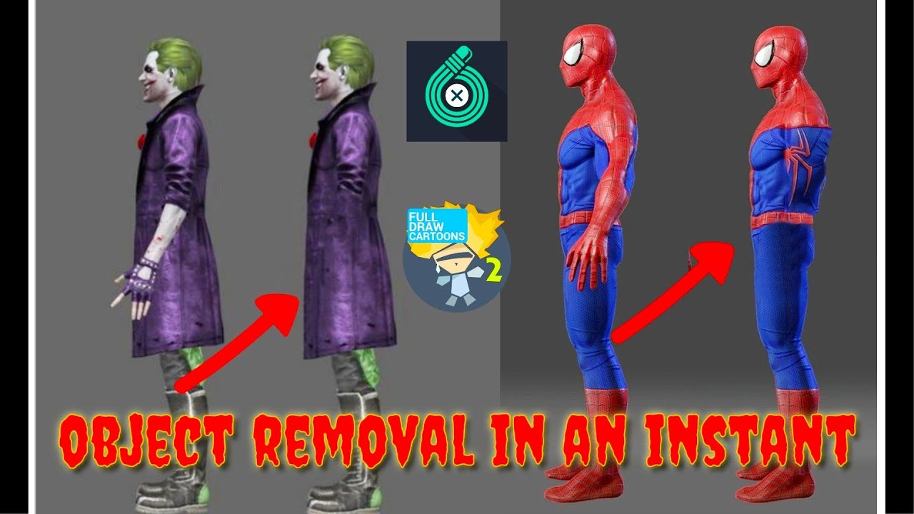 [Object Removal Unwanted Content Instant] Drawing Cartoons 2 Create ...