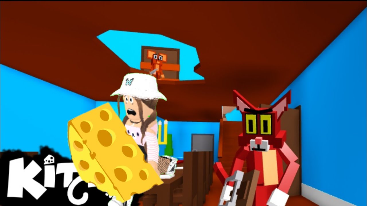 Escapei do gato Roblox (Kitty) - YouTube