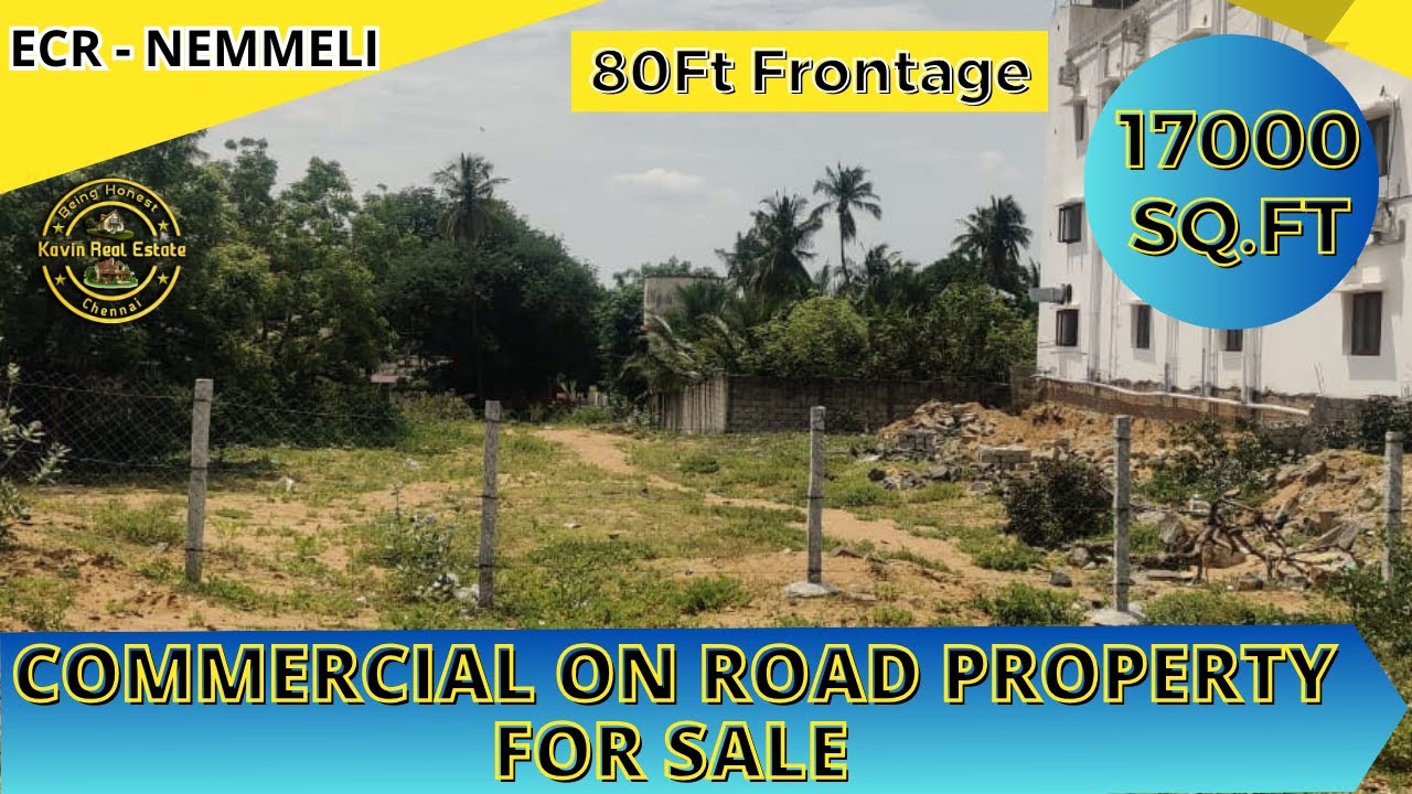 ID 1429 - Commercial on Road Property sale ECR || 80 Ft Frontage ...