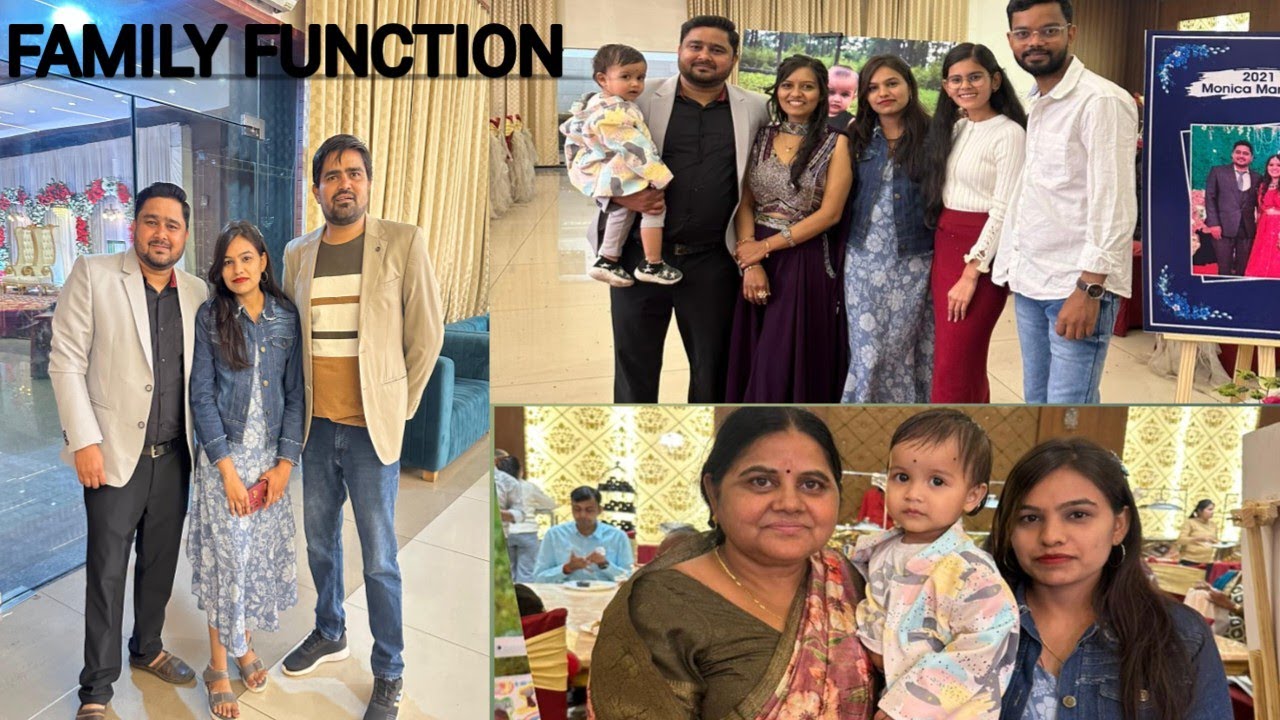 FAMILY👪 FUNCTION 😊कहा और कौन से FUNCTION मे गये हम @Asthasahuvlog - YouTube