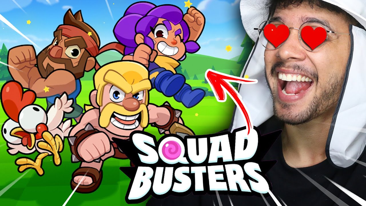 TÁ INCRÍVEL! 🔥 JOGUEI pela PRIMEIRA VEZ o NOVO JOGO *SQUAD BUSTERS* da ...
