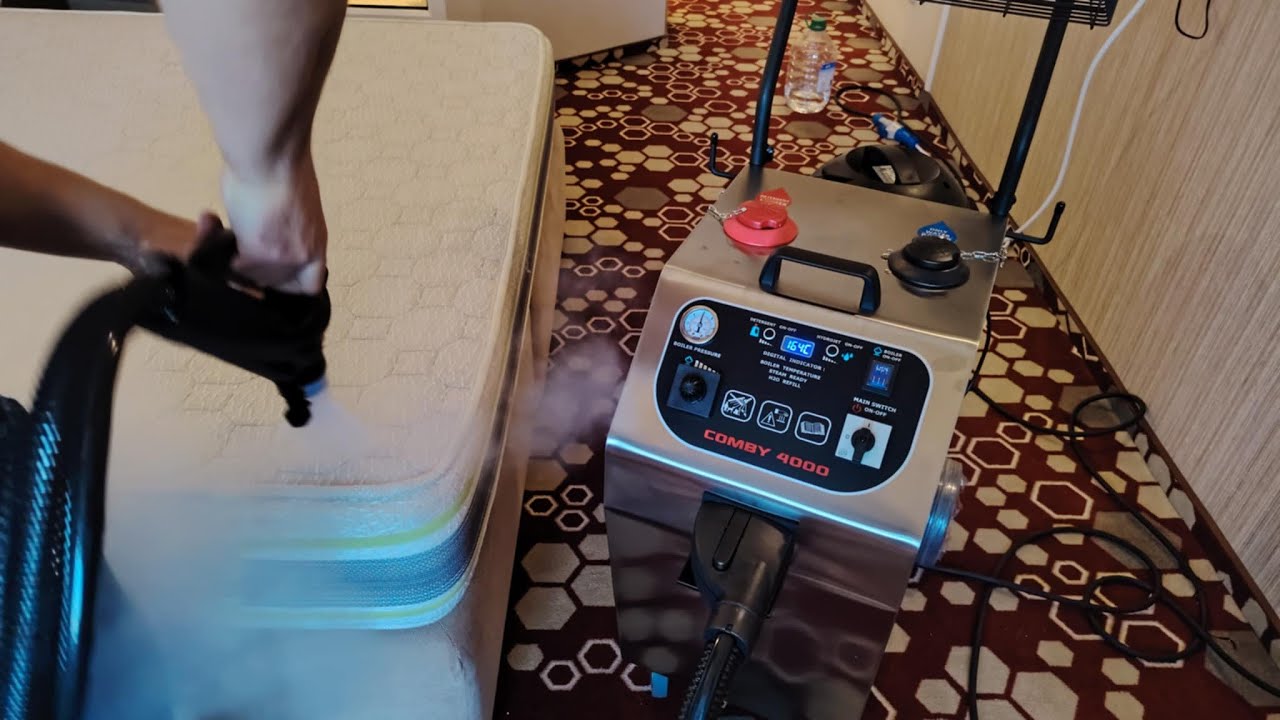 curatare tapiterie injectie extractie Aspirator Steam Comby 3000 6bar spalare canapea Igienizare ...