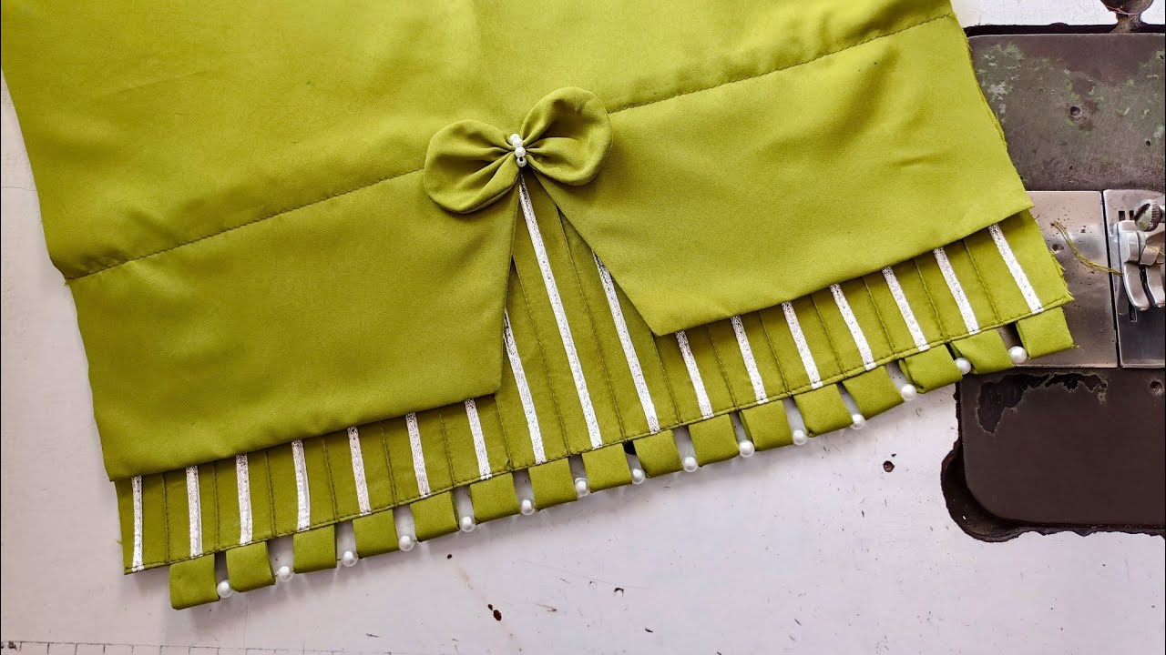 New Trouser Design || Latest Trouser Bottom Design || - YouTube