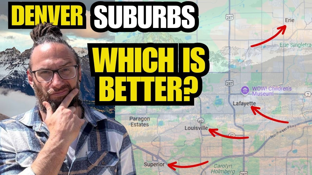 The Best Suburbs OUTSIDE of Denver! - YouTube
