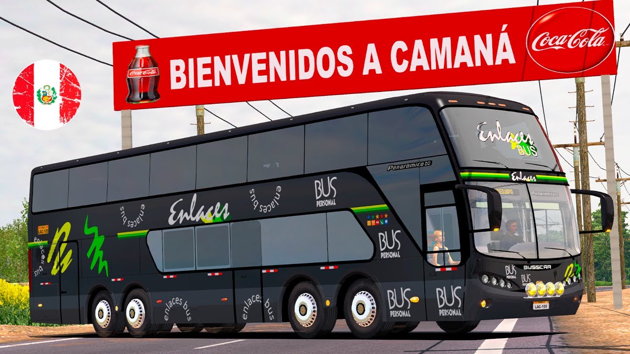 Rutas del Sur Peruano | Busscar Panoràmico ENLACES BUS | Map Perù - YouTube