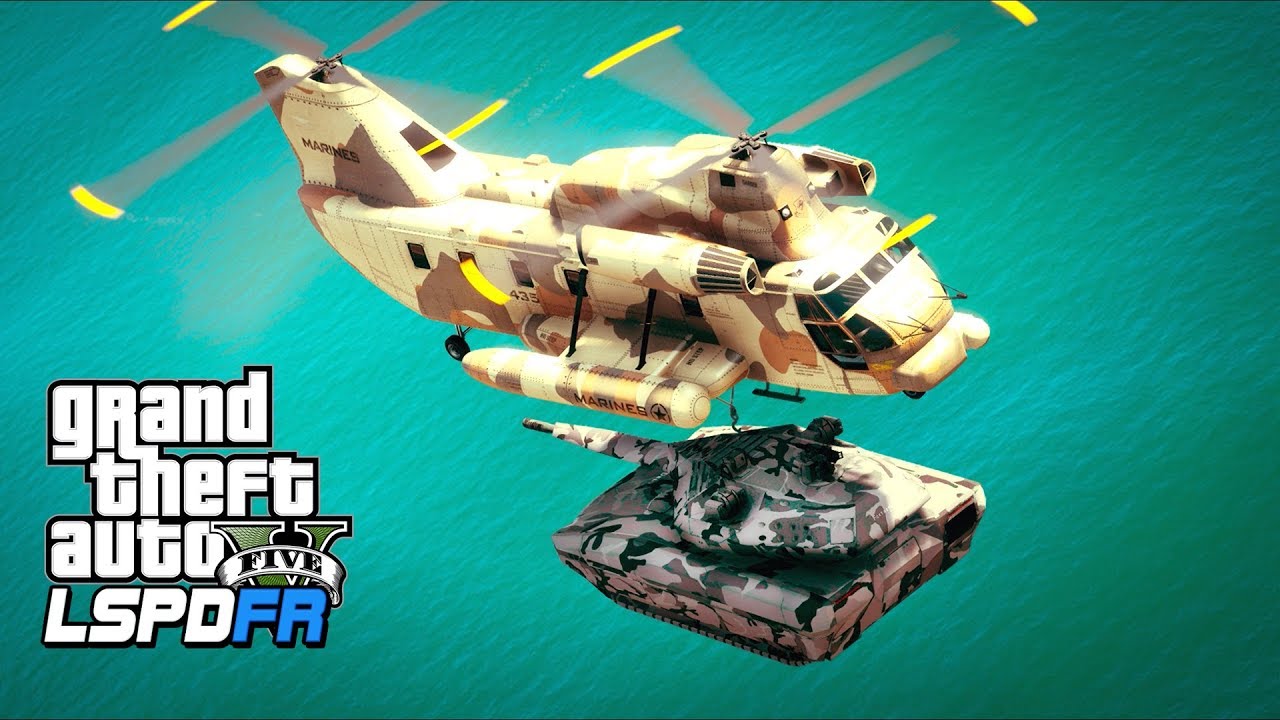 GTA 5 - LSPDFR Ep386 - Shipping a Secret Military Tank!! - YouTube