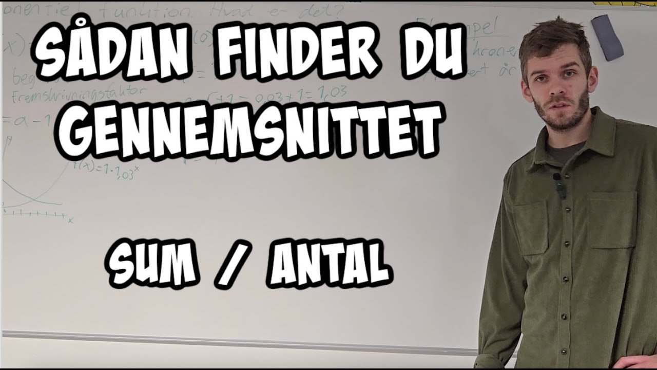 Sådan finder du gennemsnittet – Nem guide til at finde gennemsnittet ...