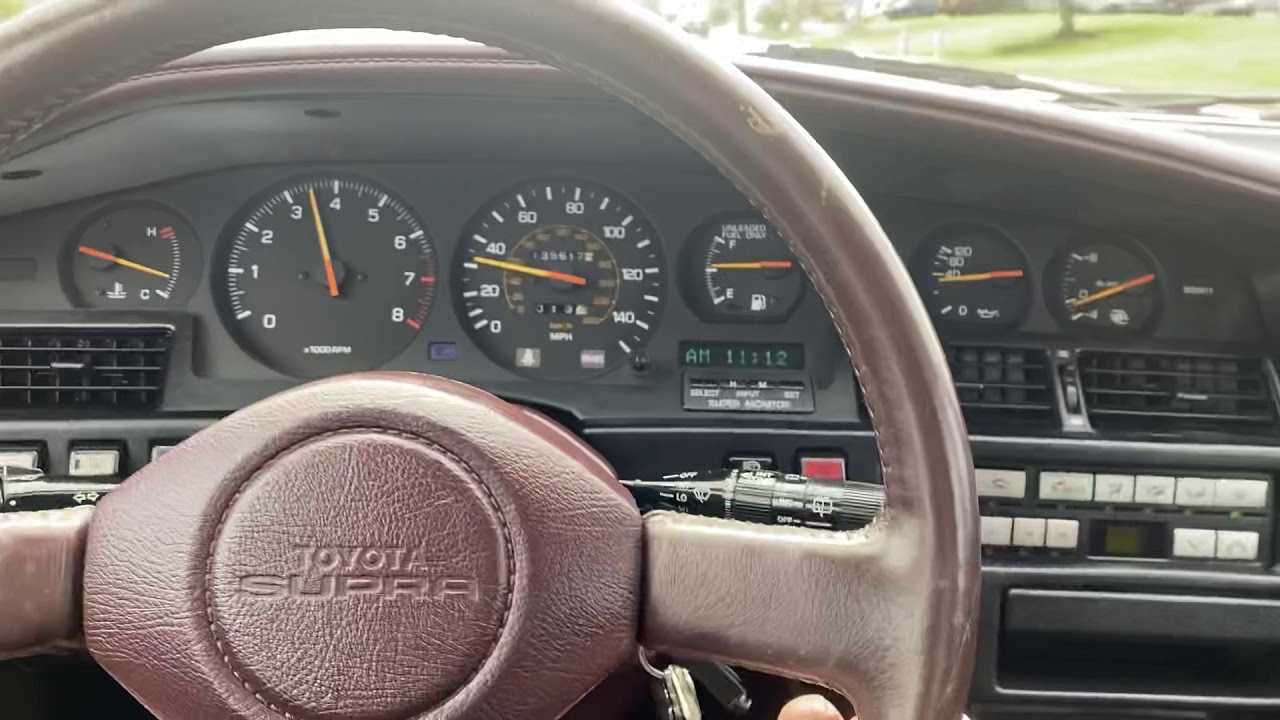 1987 Toyota Supra Turbo driving Bringatrailer video - YouTube