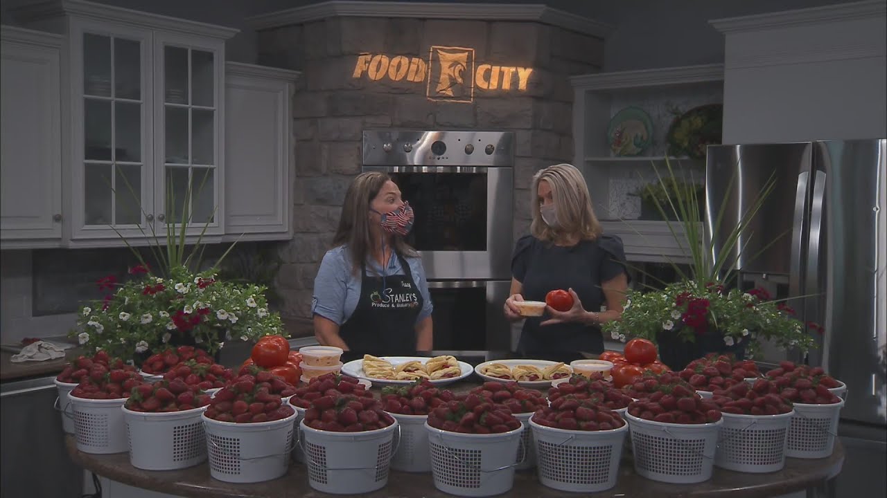 Tracy Darr finishes her pastry recipe and talks about flowers for ...