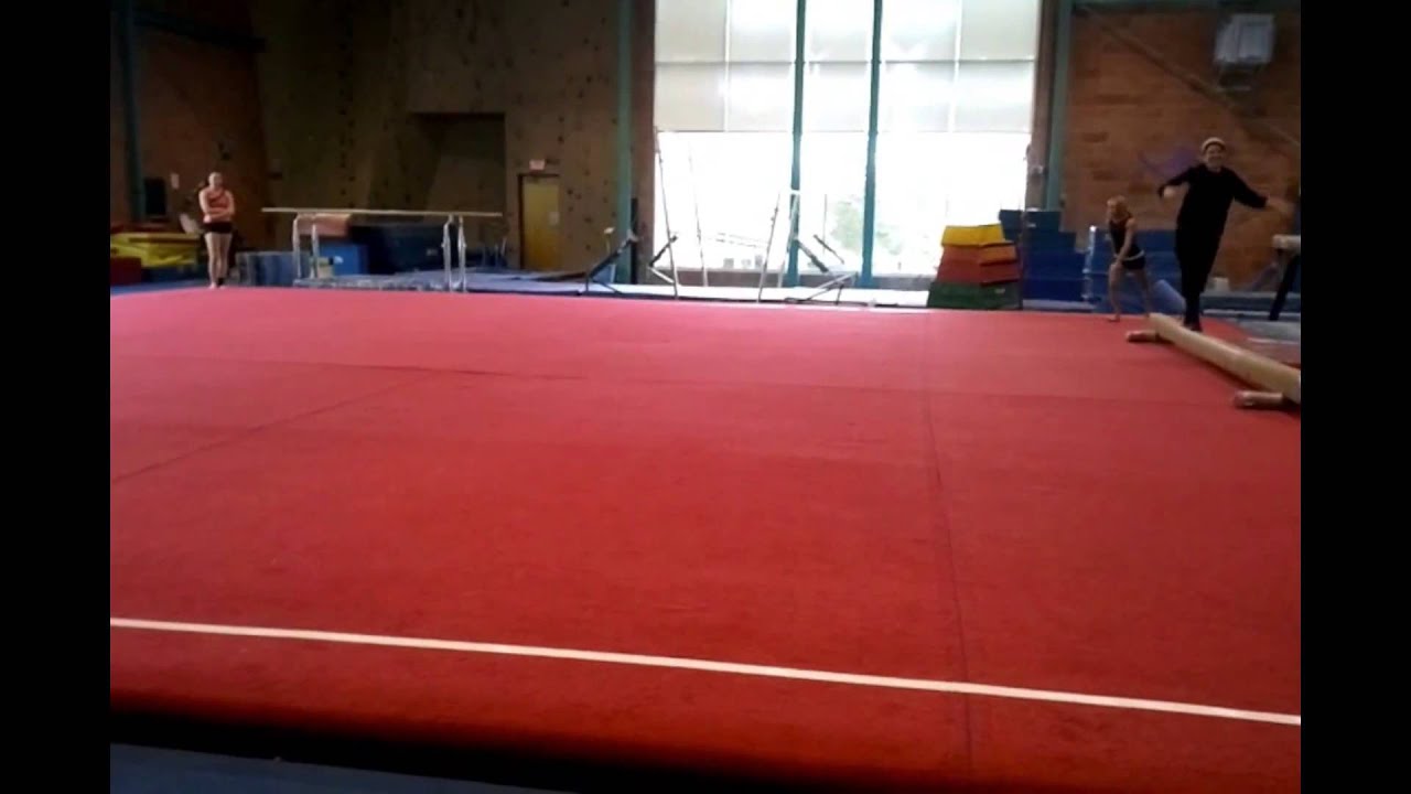 Gymnastics Front Flip Face Plant - Fail! - YouTube