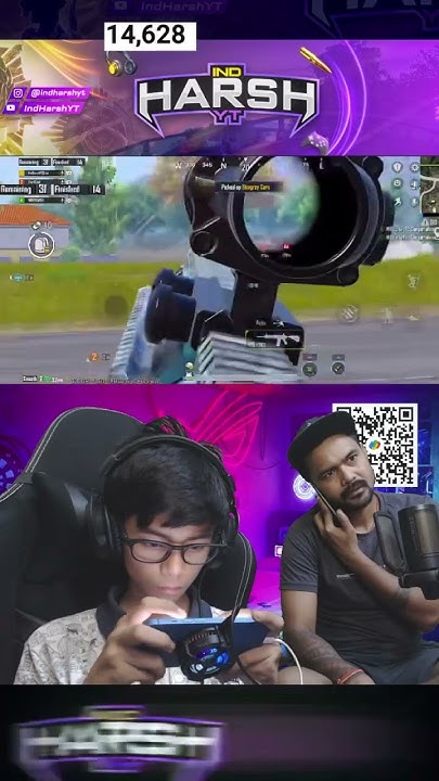 GIRL🧒STREAMER v/s INDHARSH😍#bgmi #shortsfeed #shortsviral #bgmishorts #pubgshorts #shorts #short ...