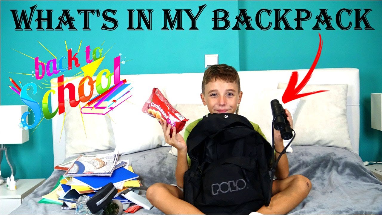 Τι έχω στην Σχολική μου τσάντα;What's in my backpack @mclifevlog ...