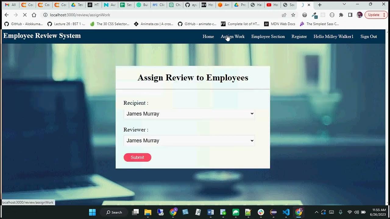 Employee Review System(Backend Project) - YouTube