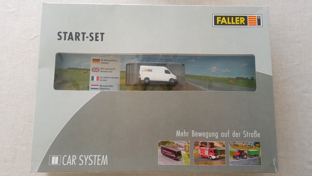 Faller Car System Startset 161504 - YouTube
