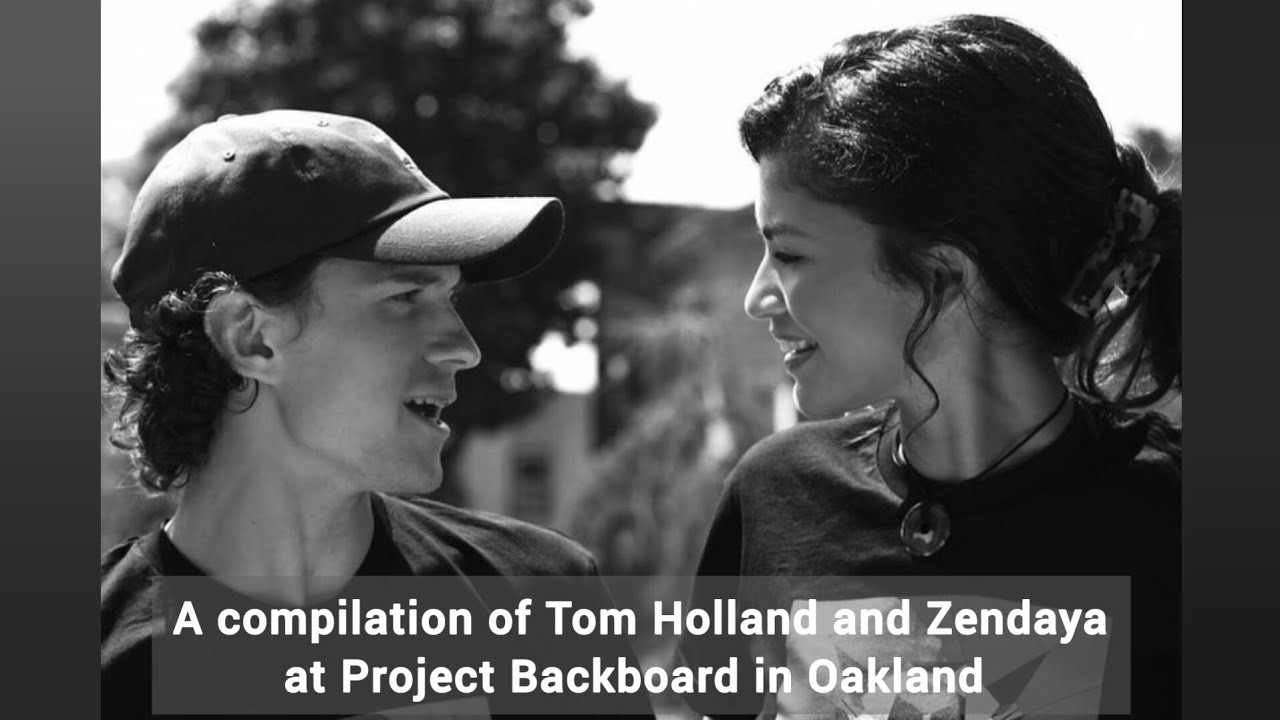 A compilation of Tom Holland and Zendaya playing Basketball in Oakland ...