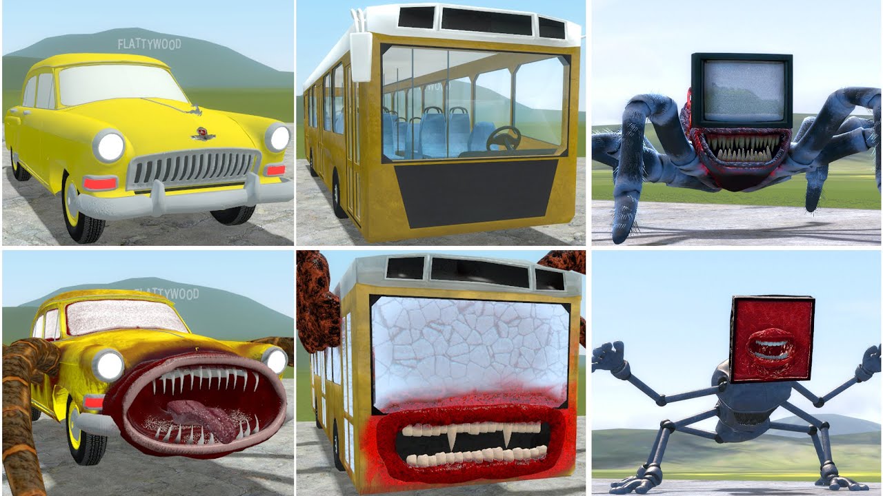 OLD AND NEW UPDATE: CAR EATER, BUS EATER, MR HUMBLE VS ALL TREVOR ...