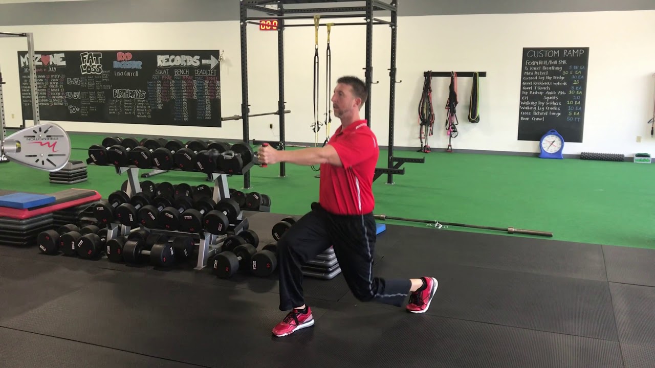 Split Squat + SA Cable Row - YouTube
