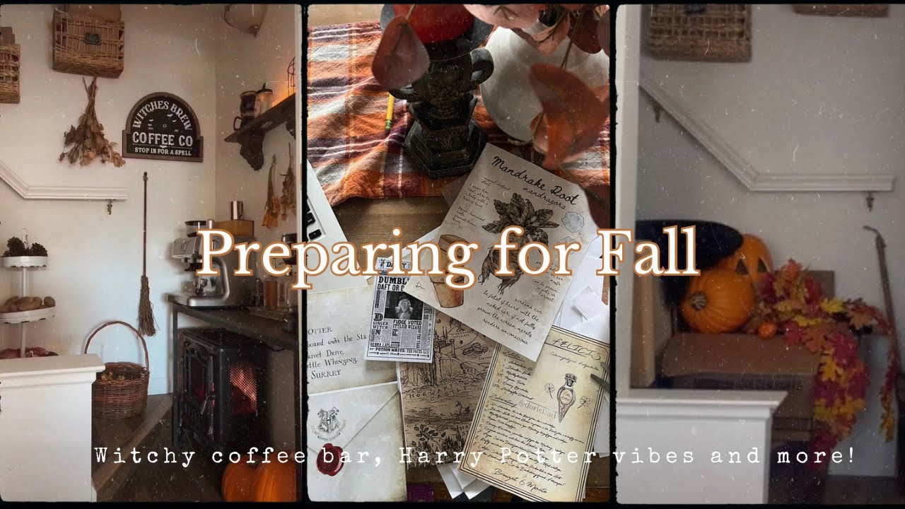 Preparing for Fall, witchy coffee bar, Harry Potter vibes and more!🍂 ...
