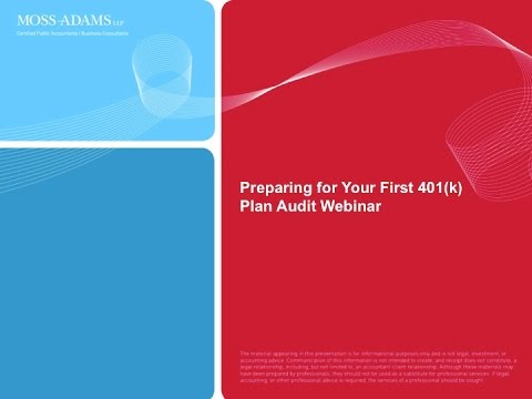Preparing for Your First 401(k) Plan Audit - YouTube