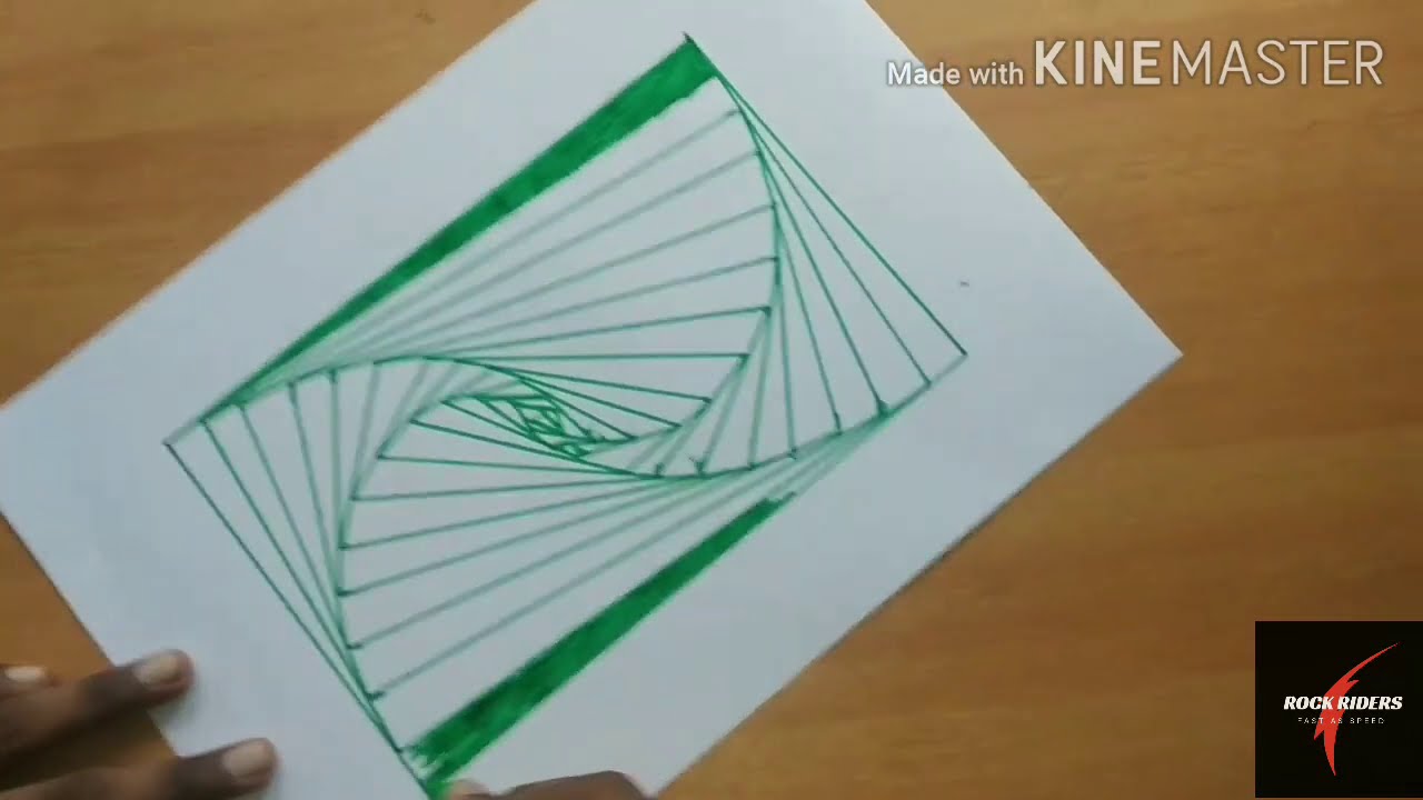 how to draw 3D pattern Viewers pls like. - YouTube