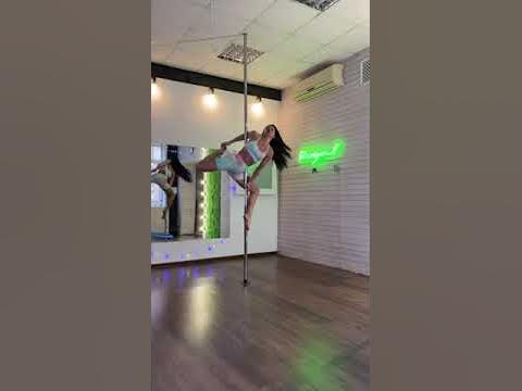 Полденс. Pole dance. Танец на пилоне. Пилон. Связка на пилоне. Красивый ...
