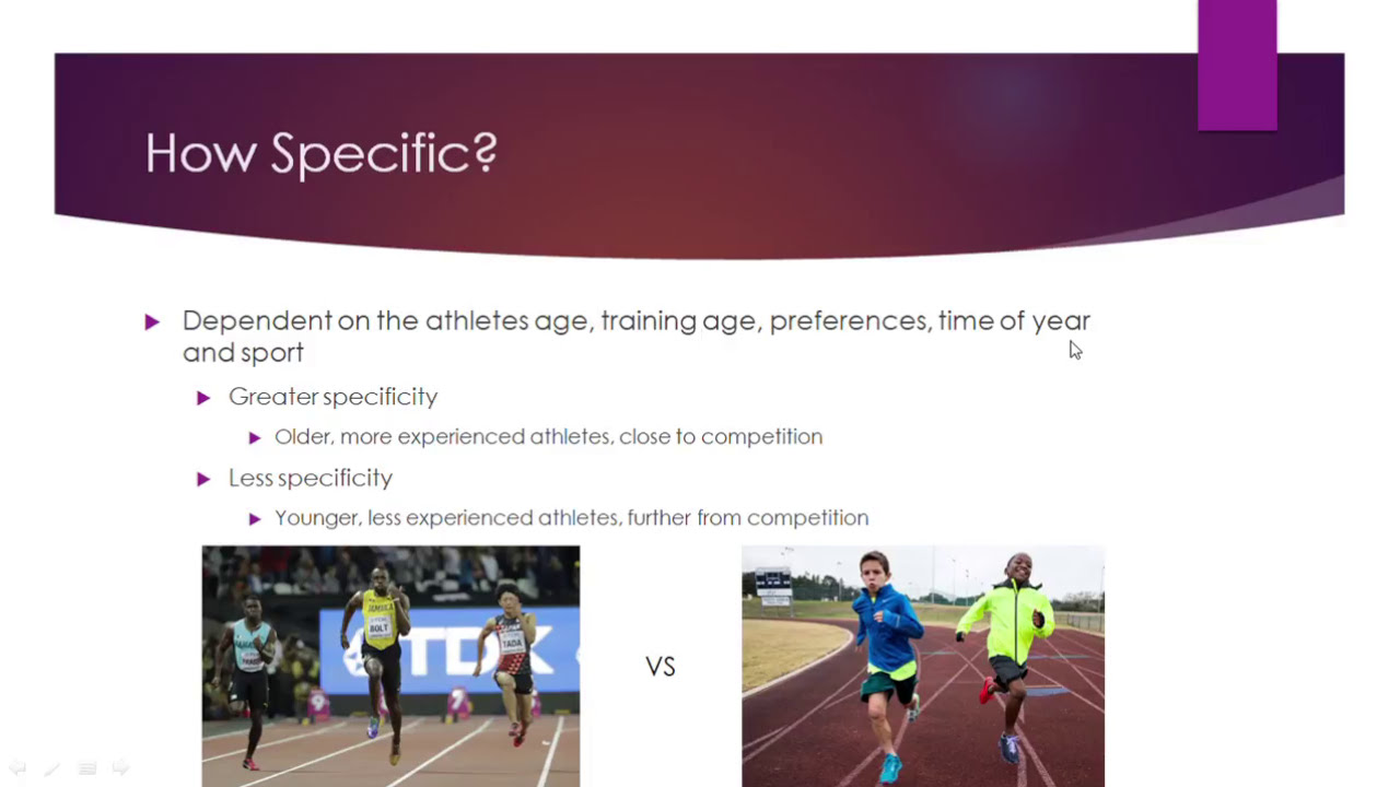 Specificity and the Transfer of Training | Optimizing Athletic ...