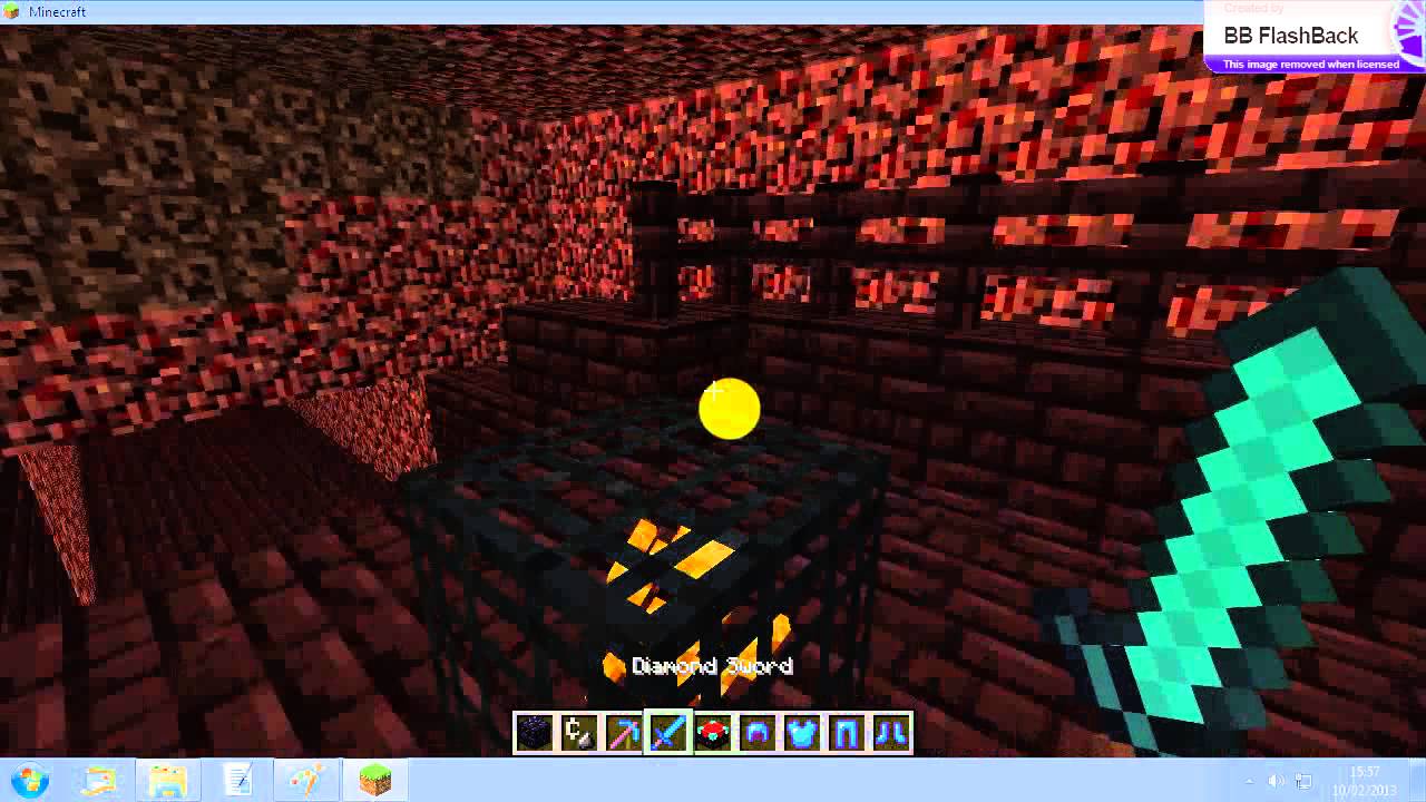 Stuck In A Nether Fortress On Minecraft - YouTube