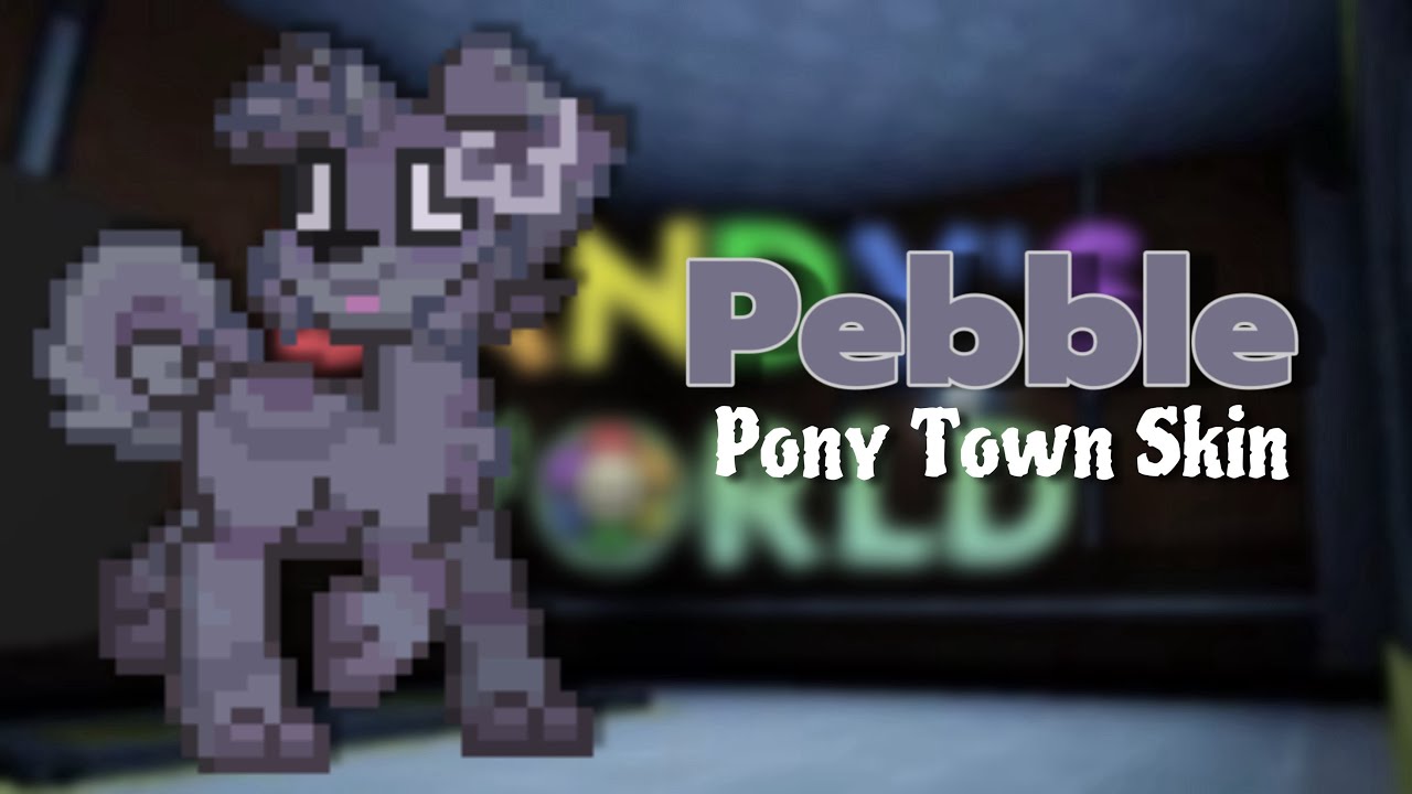 🌈 | Pebble Pony Town Skin Tutorial ~ Dandy’s World - YouTube