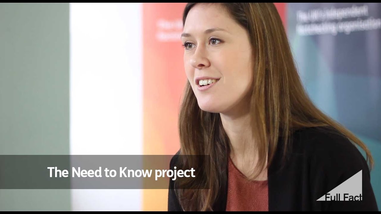 The Need to Know project - YouTube