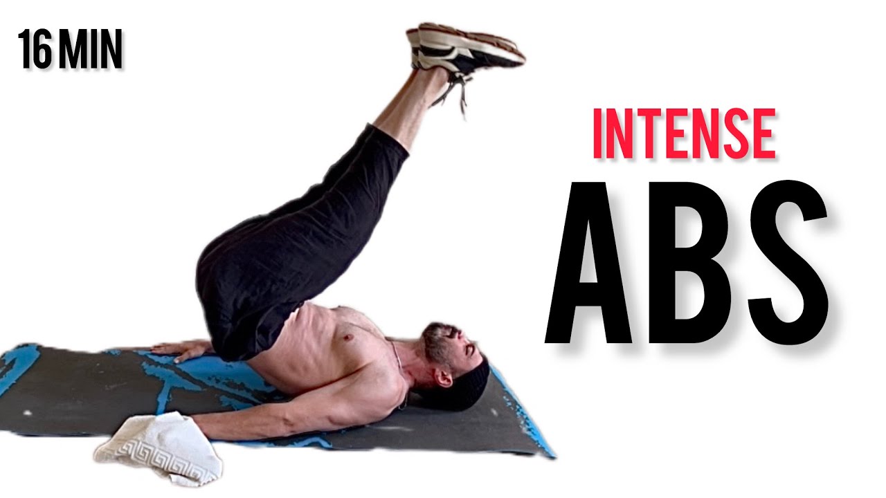 16 MIN INTENSE ABS WORKOUT ( No Equipment ) - YouTube