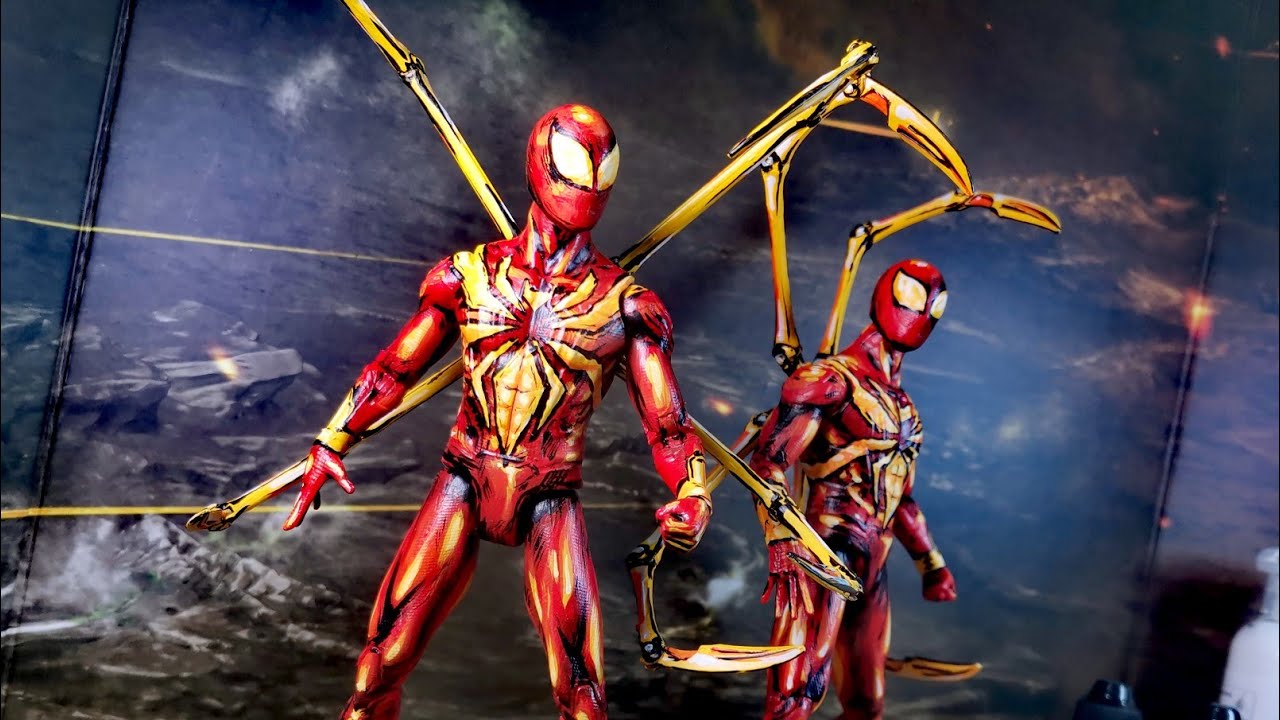 Final look: Iron Spider Comics version custom. ZD Toys. Marvel. Ralph ...