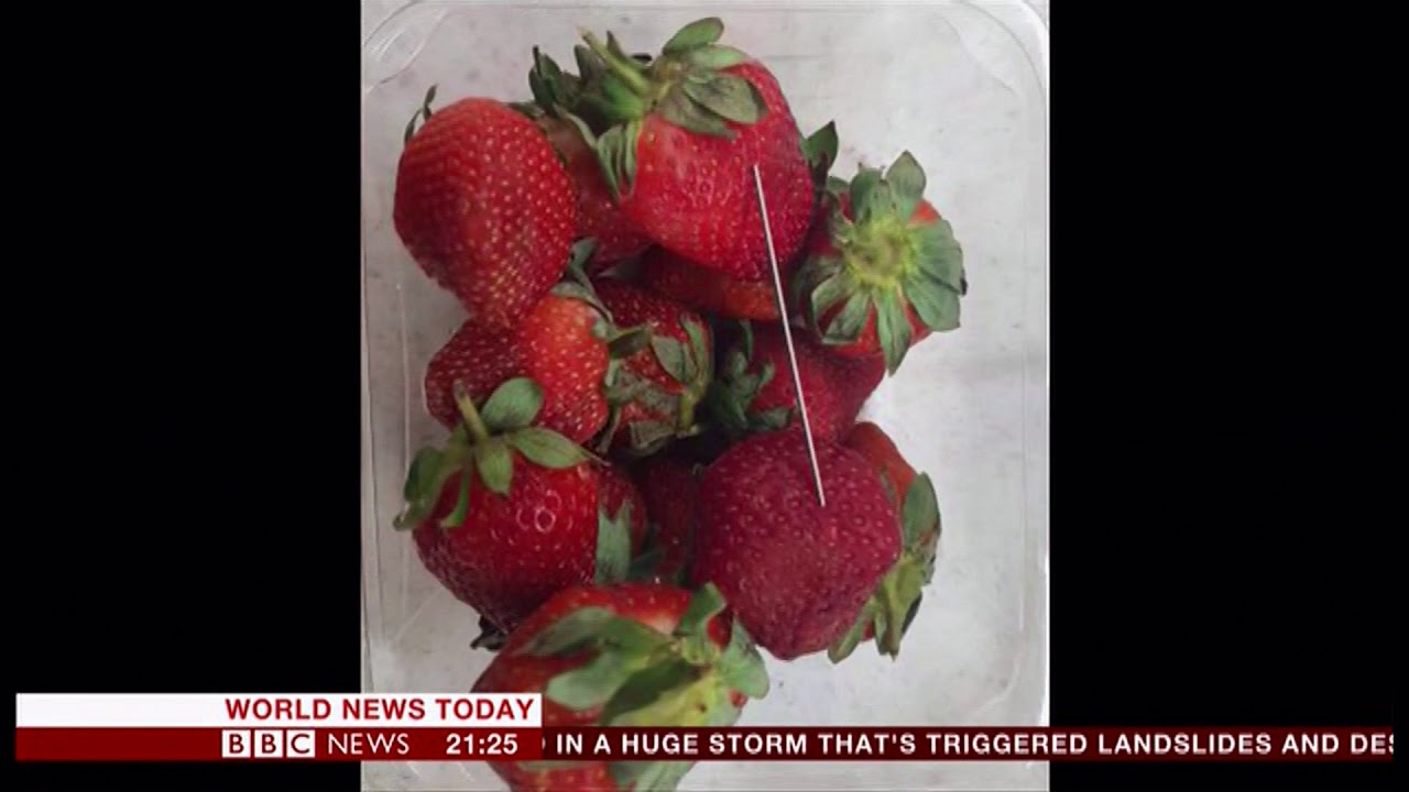 $70,000 reward to catch needle in strawberries criminal (Australia ...